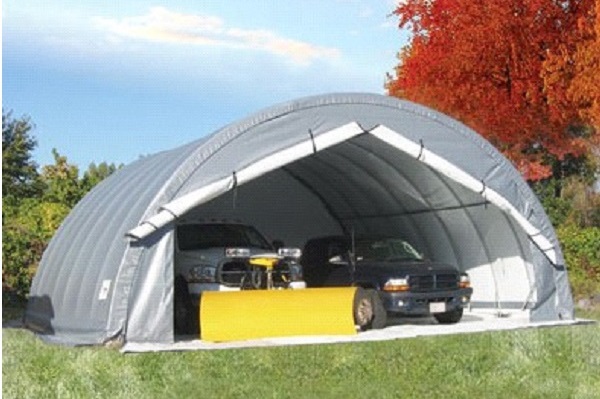 Fabric covered boat carports, garages, storage sheds and shelter kits ...
