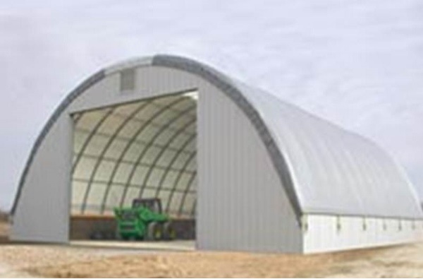 Hoop barns for ag and construction equipment storage
