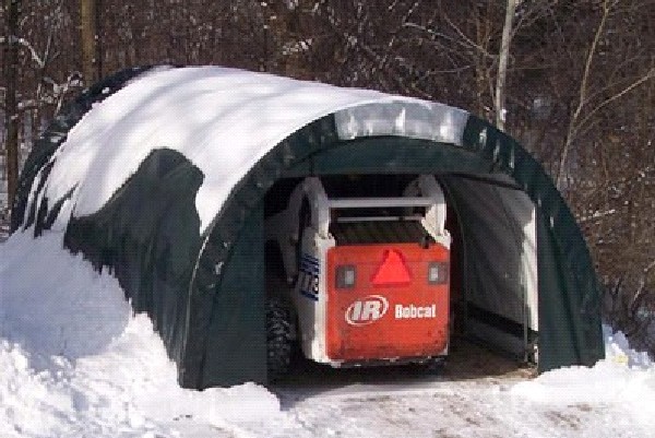 Round canvas garage - Rasmar Industries