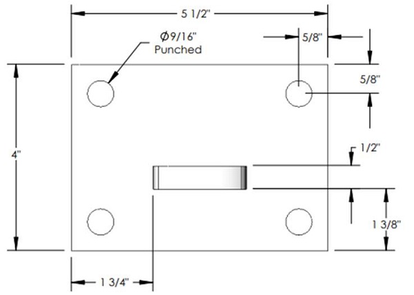 1.90"/2.375" diameter foot plates - Rasmar Industries