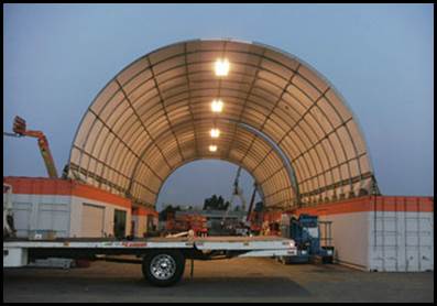 Hoop buildings for storage - Rasmar Industries
