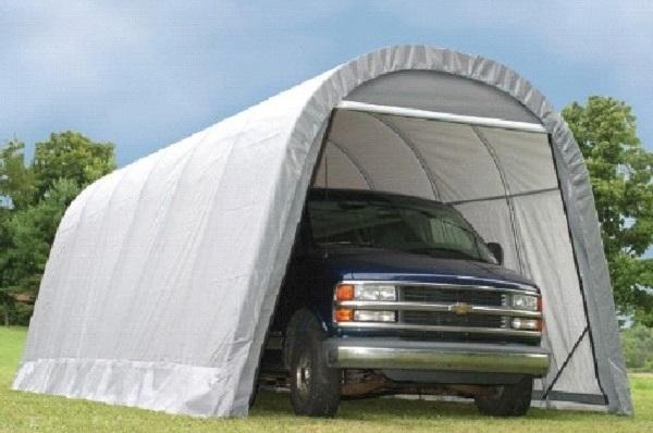 Portable fabric garage - outdoor storage shelters