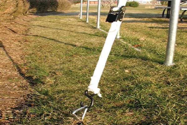 (4) Corkscrew canopy tiedown anchors