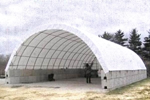 Quonset tent shelter - Rasmar Industries